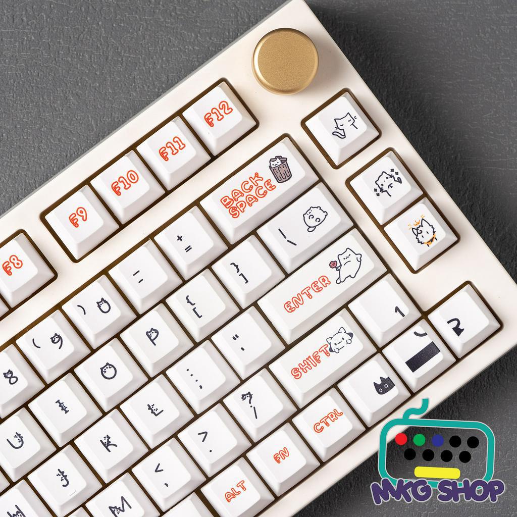 Keycap Mèo Font, nhựa PBT in nhiệt, cherry profile | Shopee Việt Nam