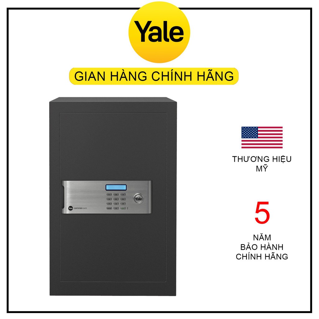 Két sắt điện tử YALE YSM/520/EG1 (Bảo hành 5 năm) - Hàng chính hãng | Shopee Việt Nam