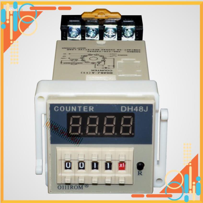 Bộ đếm sản phẩm Counter DH48J- A(11) DHH48J-A(8) cả đế | Shopee Việt Nam