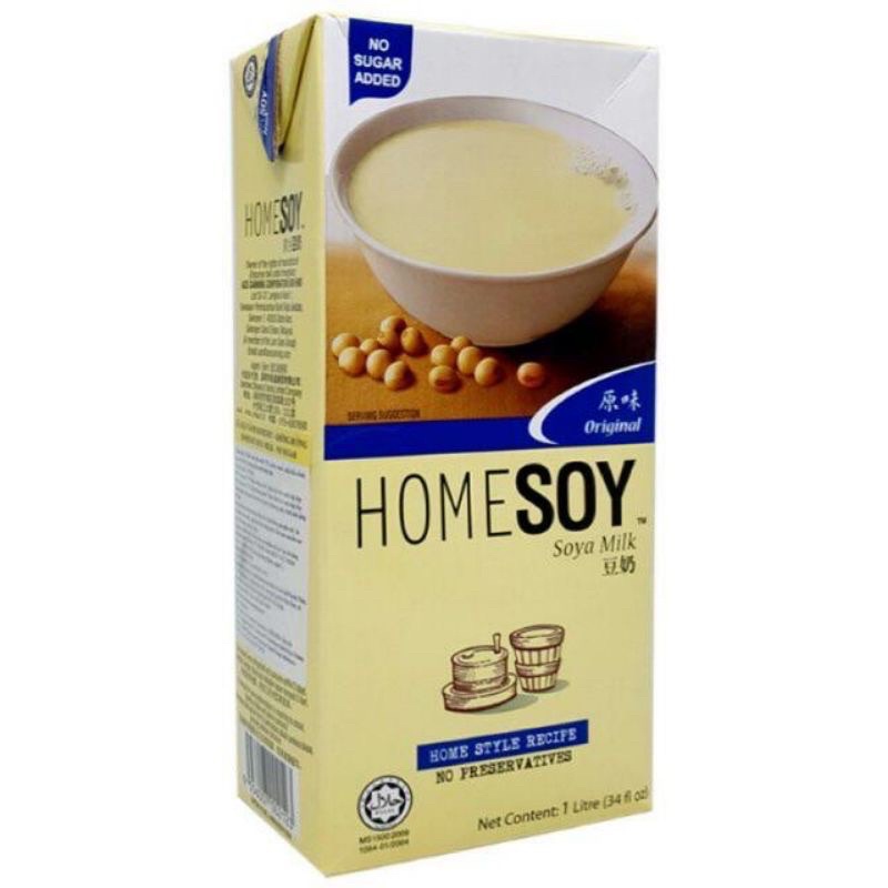 Sữa đậu nành Homesoy 1L có đường , không đường | Shopee Việt Nam