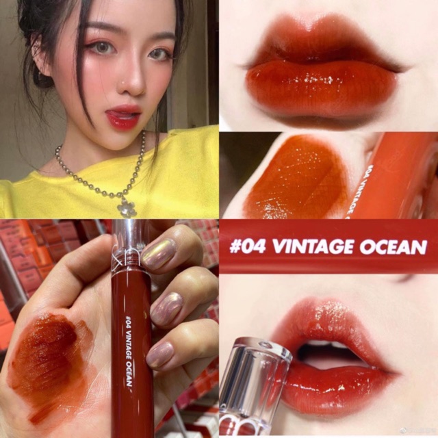 Son Romand Glasting Water Tint 04 Vintage Ocean Shopee Việt Nam