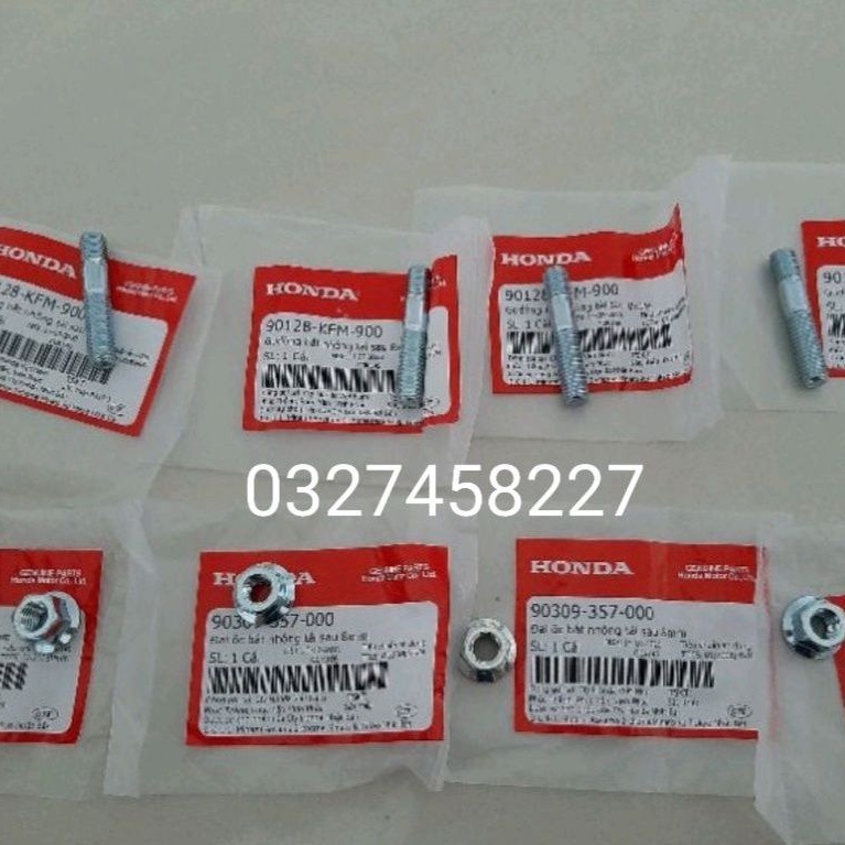 Bộ ốc cùi dĩa, nhông tải sau xe DREAM, WAVE, FUTURE... zin Honda ...