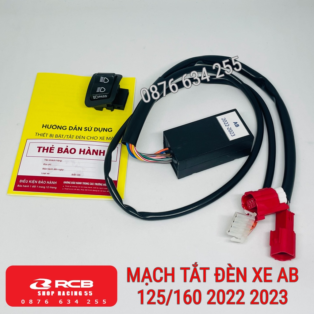 [Giá Thợ] Bộ mạch tắt đèn AB 160/AB 125 2022 23 24 Tích hợp Passing ...