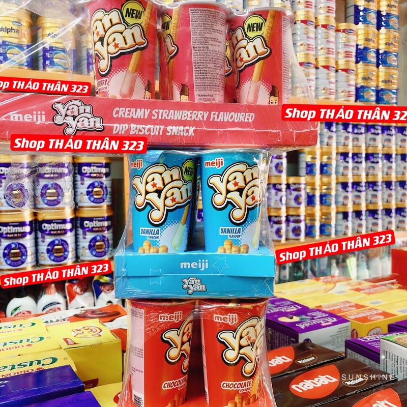 Bánh Que Chấm Kem Yan Yan Meiji 35g | Shopee Việt Nam
