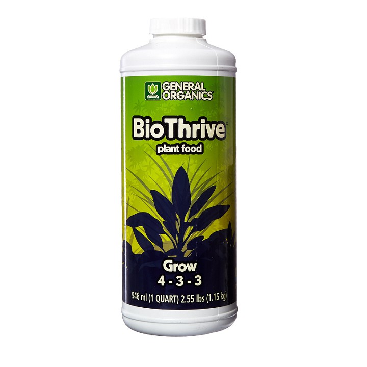 BioThrive Grow 4-3-3 Dinh dưỡng hữu cơ tăng trưởng cây cân bằng chai ...