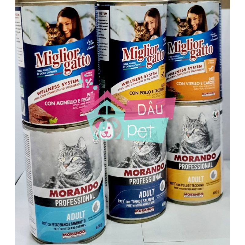 Pate Morando Miglior cho mèo lớn 400g ( Pate Morando) | Shopee Việt Nam