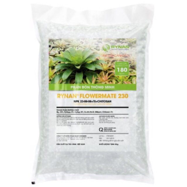 PHÂN BÓN THÔNG MINH RYNAN FLOWERMATE 230 CHUYÊN DÙNG CHO CÁC LOẠI CÂY ...