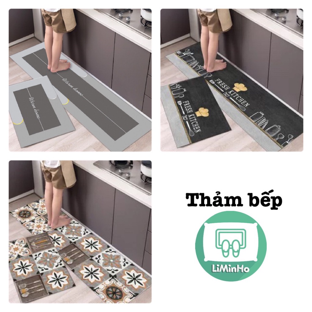 Thảm bếp đẹp chất liệu lì bali phong cách hiện đại Liminho shop ...