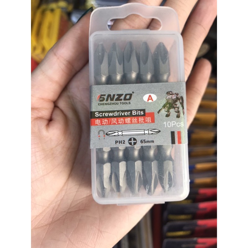 combo 10 đầu vít bake, đầu bắt vít 4 cạnh sazo nam châm cực mạnh | Shopee Việt Nam
