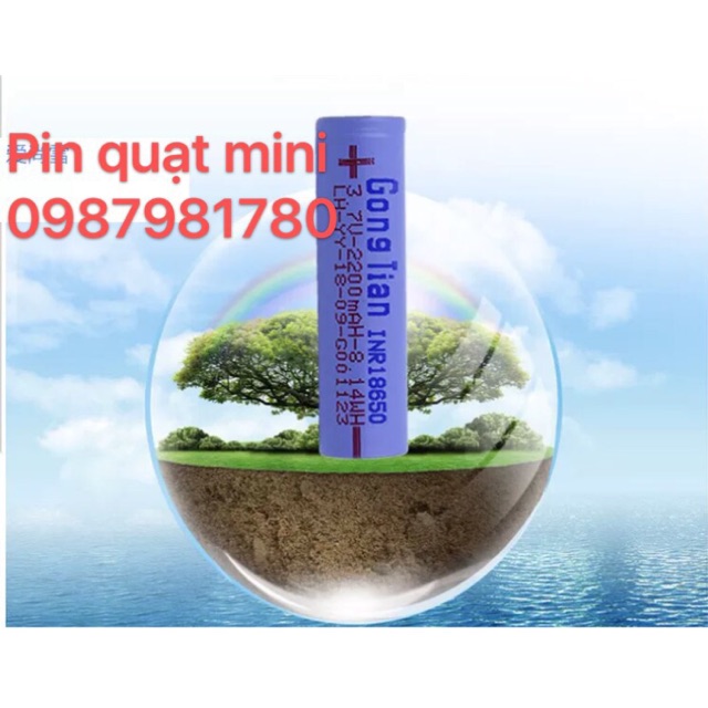 Pin 18650- 2200mah pin sạc dự phòng pin thiết bị cầm tay | Shopee Việt Nam