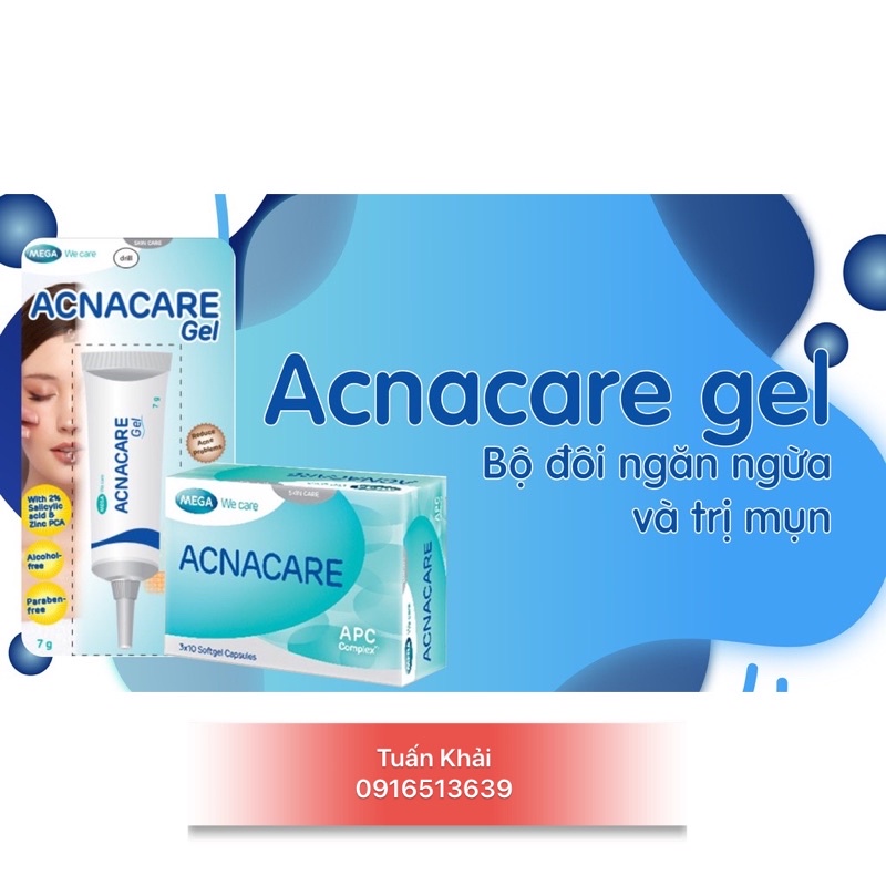 [ Hàng Nhập Khẩu ] Acnacare viên uống mụn acnacre hộp 30 viên + acna ...
