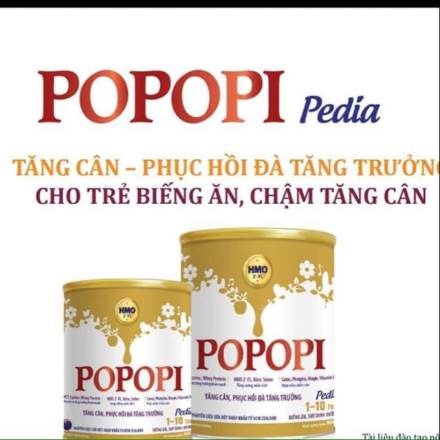 Sữa Popopi Pedia hộp 900g | Shopee Việt Nam