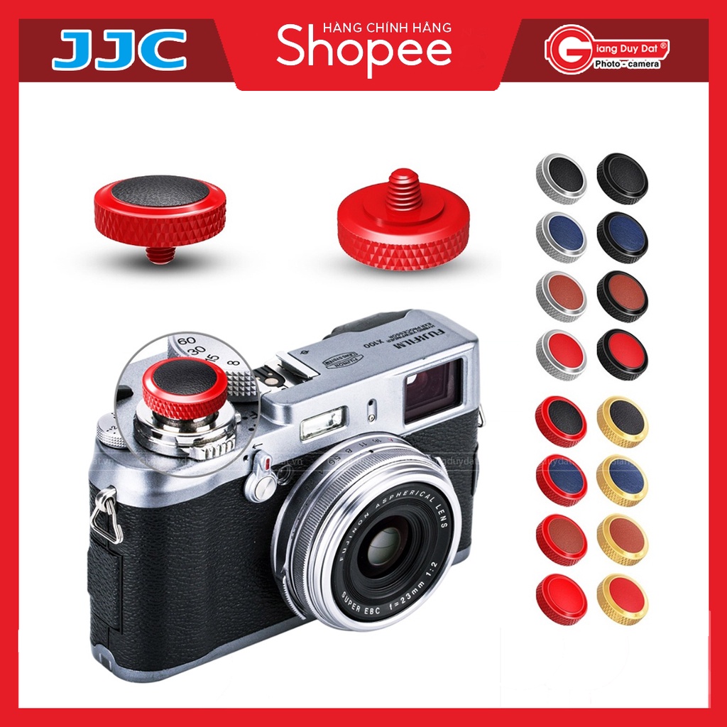 Nút Bấm Chụp Ảnh JJC-SRB Deluxe Soft Release Dành Cho Máy Ảnh Fujifilm, Leica, Contax l Nút ...
