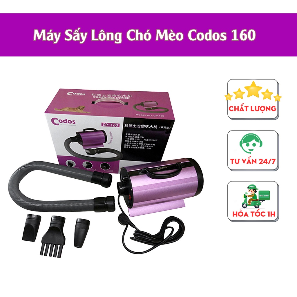 Máy Sấy Lông Chó Mèo Codos CP160 Sấy Lông Chó Mèo 1600W New Model 2022 ...