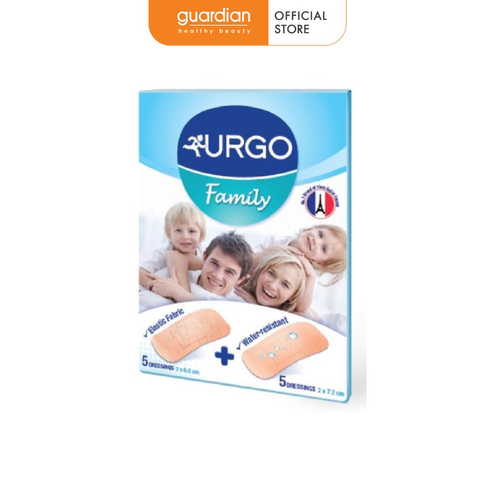 Băng Cá Nhân Dạng Gói Family Dành Cho Gia Đình Urgo 10 Miếng | Shopee ...