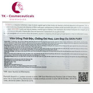 (CHÍNH HÃNG) Viên Uống Skin Pury / Skinpury Hỗ Trợ Làm Đẹp Da, Thải Độc ...