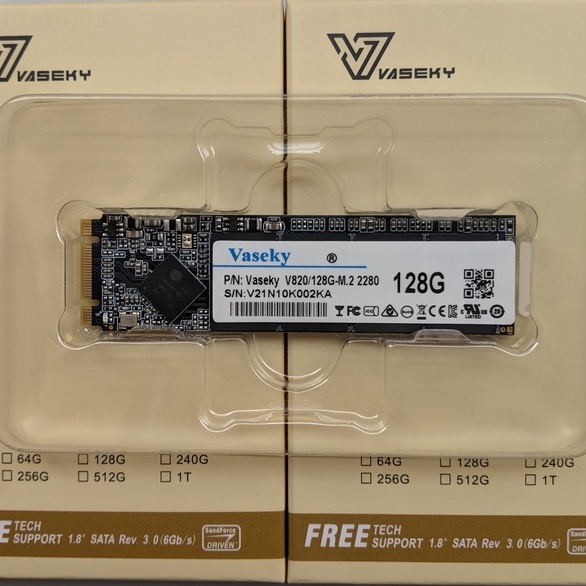 Ổ cứng SSD m2 2280 128gb sata Vaseky V820 bảo hành 36 tháng | Shopee ...