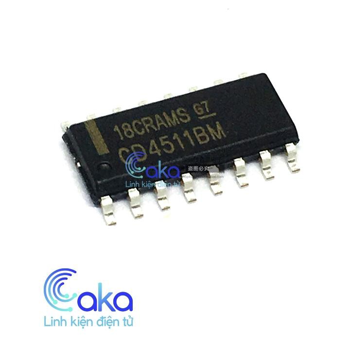 IC CD4511 7-Segment Driver IC Pinout | Shopee Việt Nam