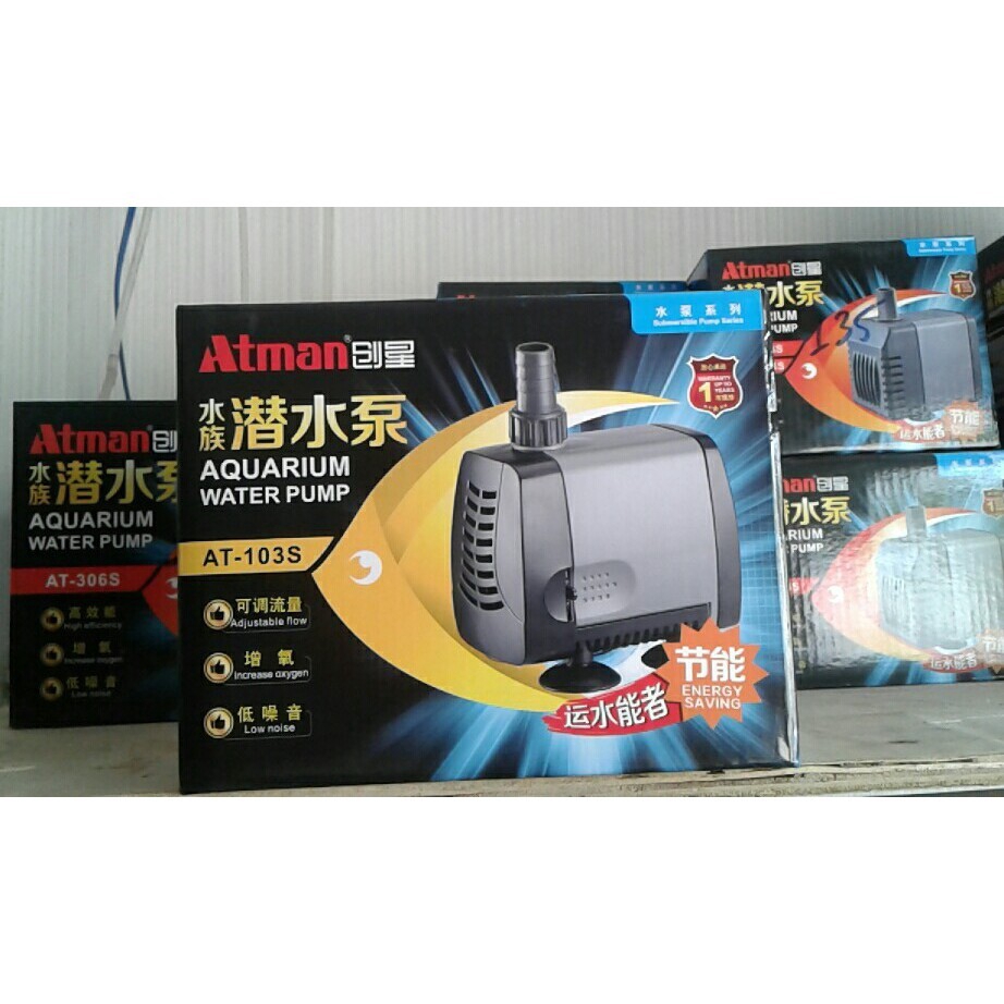 Máy bơm Atman 103s tiết kiệm điện cho hồ cá cảnh | Shopee Việt Nam