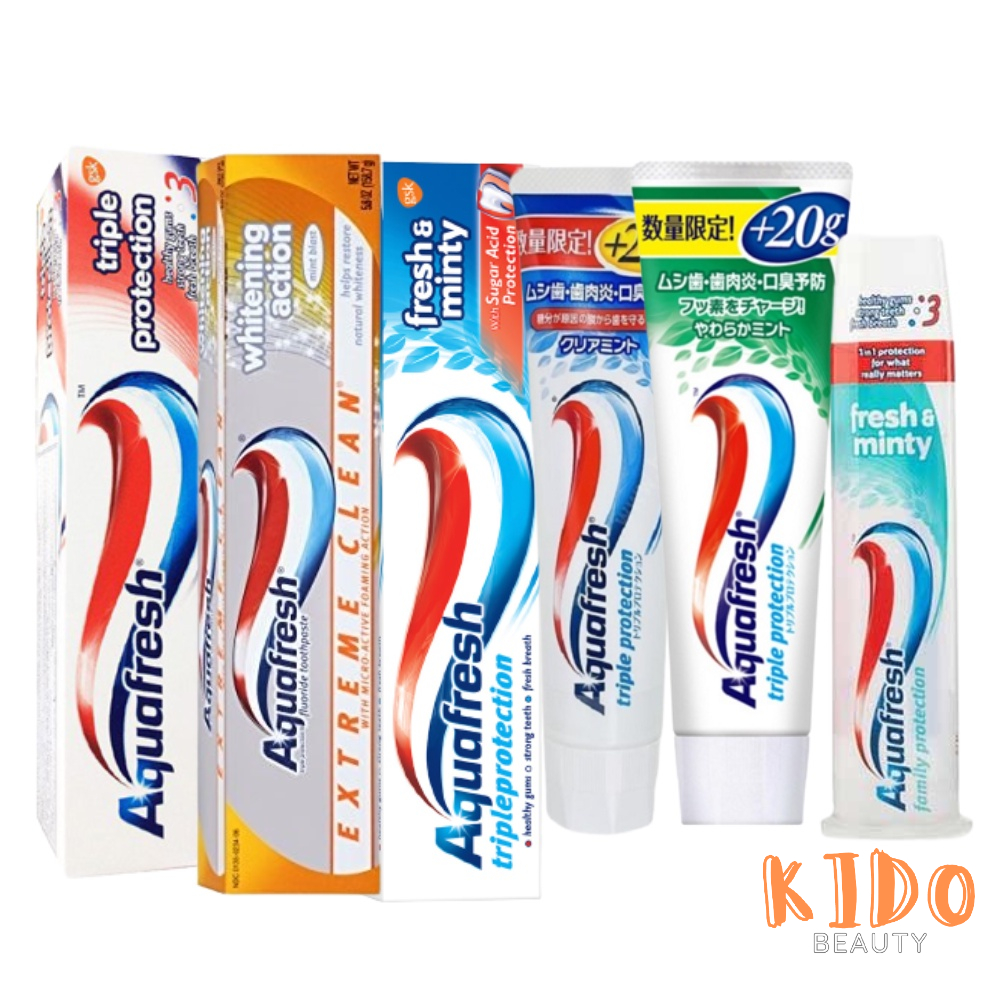 Kem đánh răng trắng răng Aquafresh Extreme Clean Whitening Action/Fresh ...