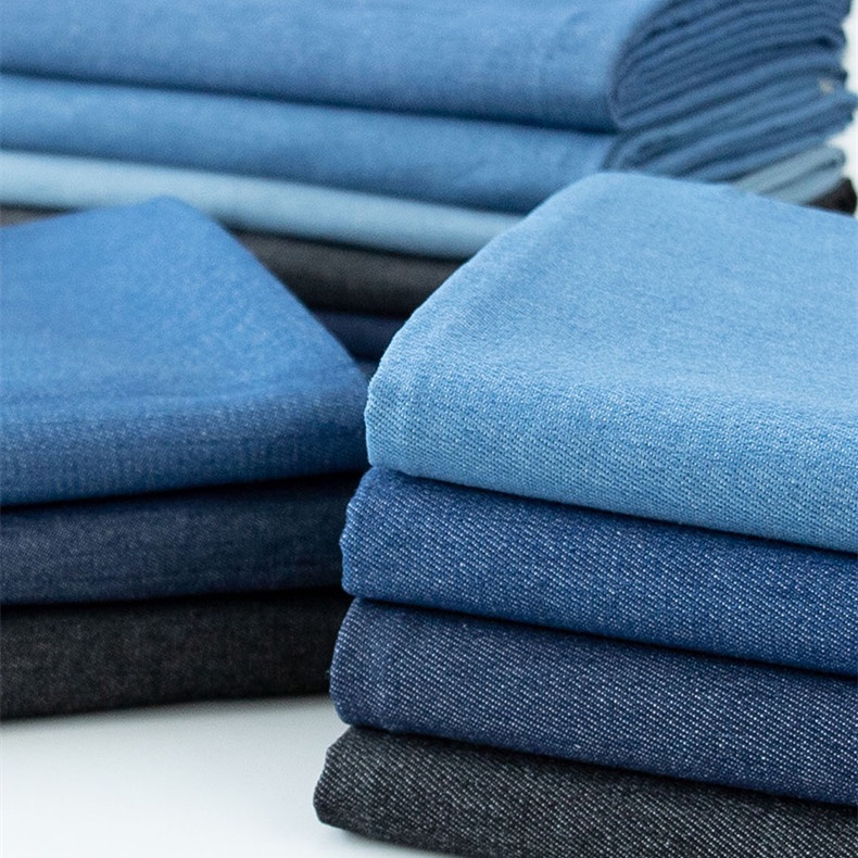 Cotton Nguyên Chất Nước Giặt Vải Denim Mỏng Và Dày DIY Handmade Túi ...