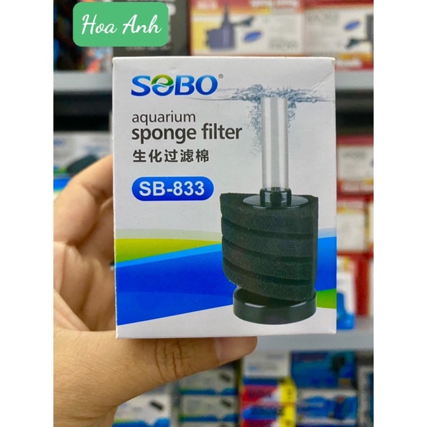 Lọc Sủi Vi Sinh Mini Dạng Góc SB-833 /933- Lọc Sủi Vi Sinh Mini Sobo | Shopee Việt Nam