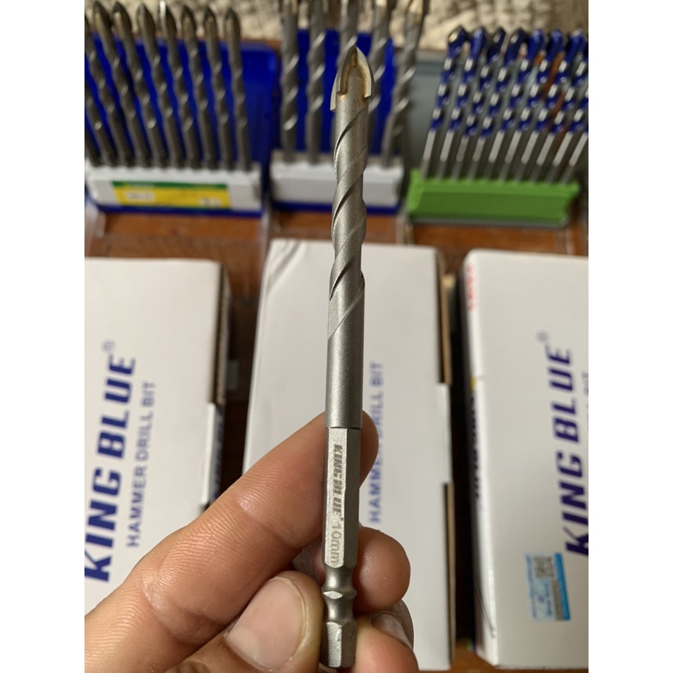 Mũi khoan đa năng , mũi khoan chữ thập King Blue khoan gạch men khoan tường chất lượng cao ...