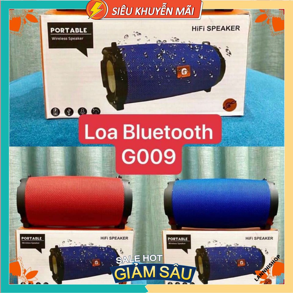 Loa bluetooth không dây G009 MINI VỎ NHÔM nghe nhạc hay, âm thanh chất ...