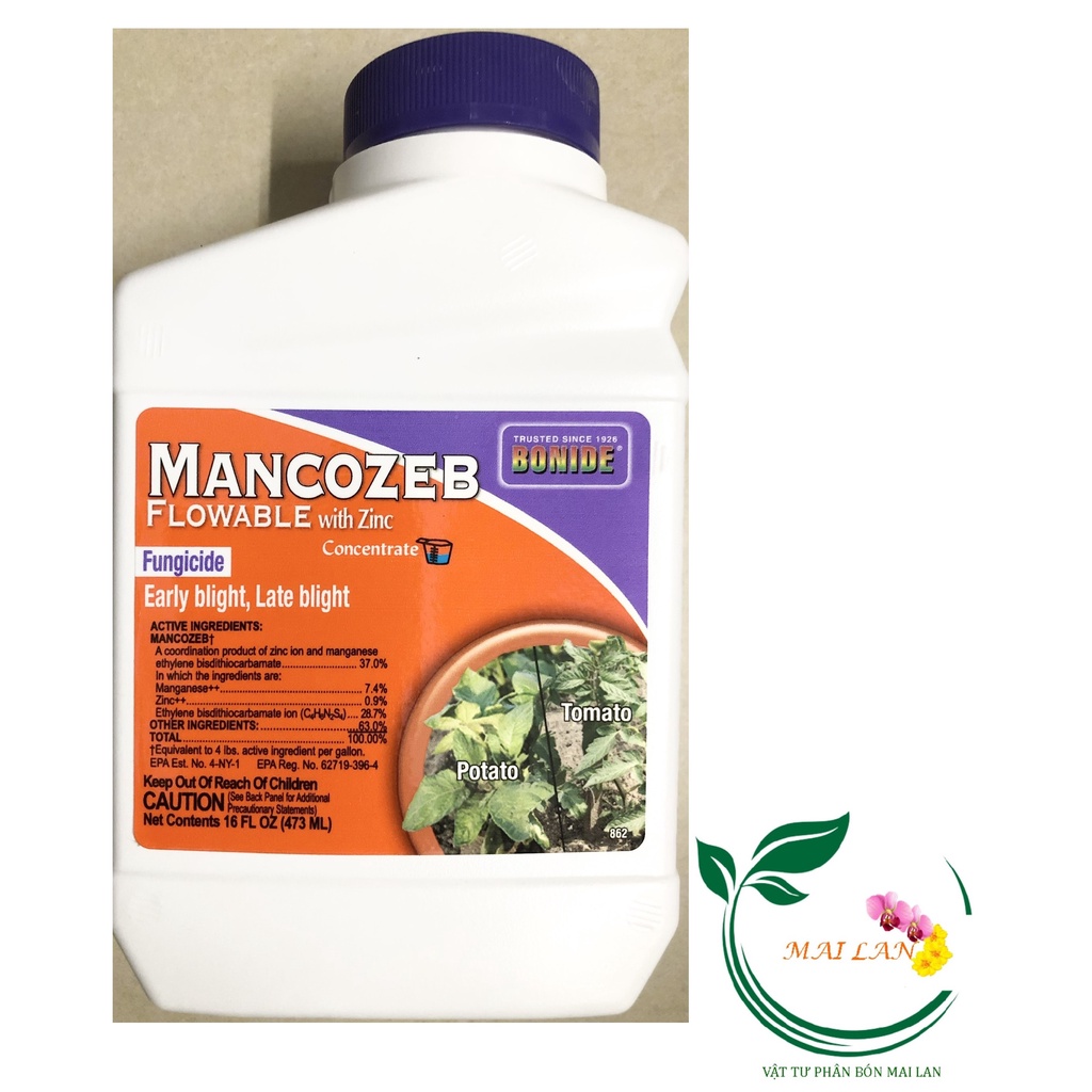 Thuốc Trị Nấm Mancozeb USA - #332A# 16oz 473ml | Shopee Việt Nam