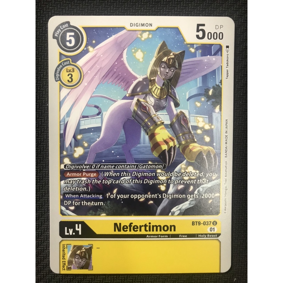 Thẻ bài Digimon BT9-037 - Nefertimon - Digimon - Uncommon | Shopee Việt Nam