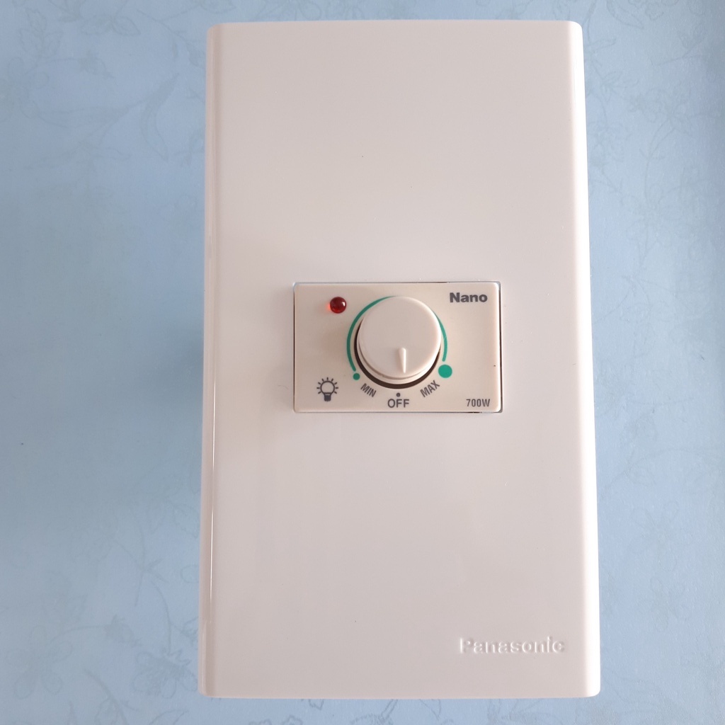 Combo Mặt nạ 1 lỗ WEV68010SW và công tắc dimmer điều chỉnh độ sáng đèn ...