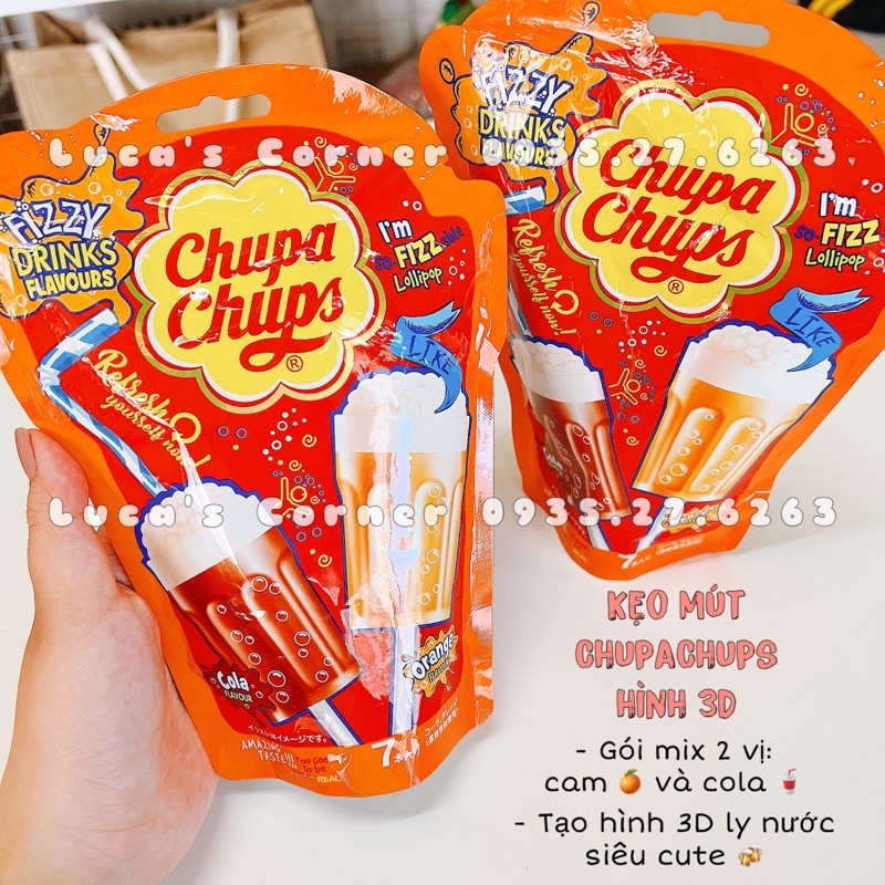 Kẹo mút Chupa Chups Fizzy Drinks Flavours Nhật Bản | Shopee Việt Nam