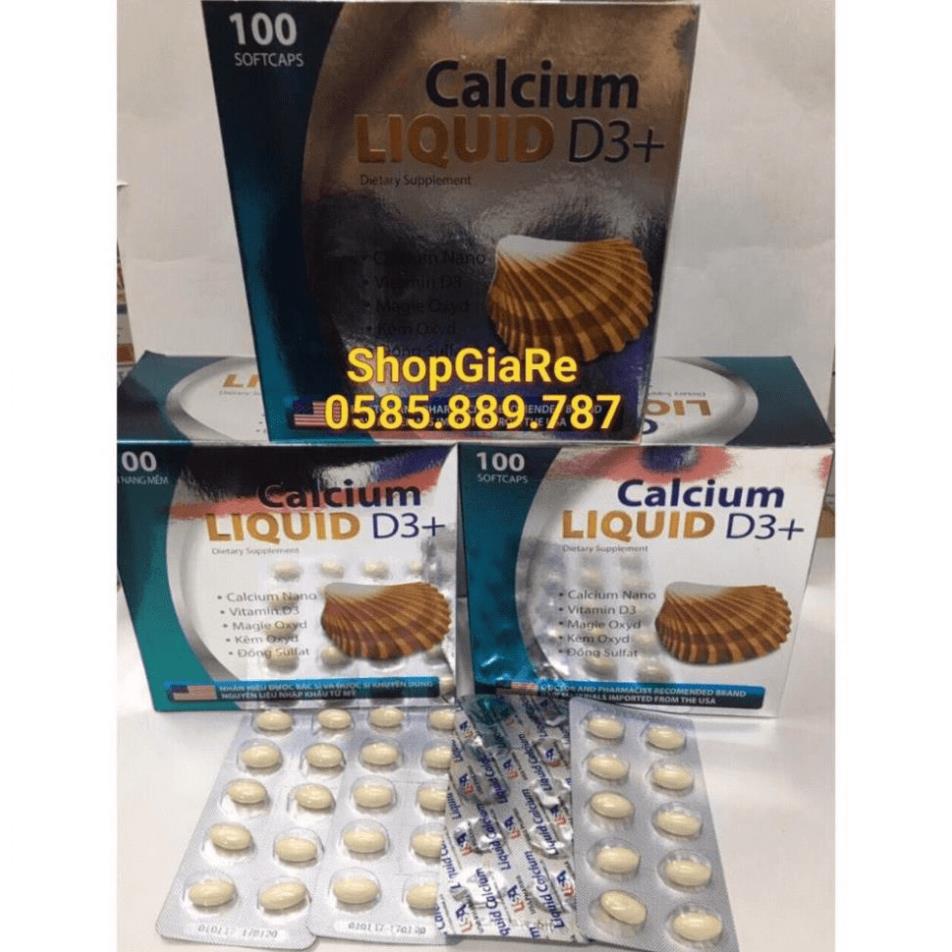 Liquid Calcium D3 bổ sung canxi Chống Còi Xương, Loãng Xương, kém phát ...