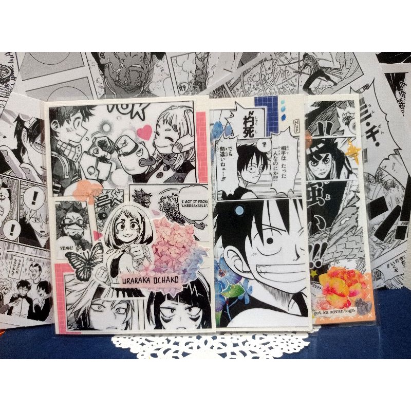 Postcard One-piece Naruto Boku no Hero Acadamia | Shopee Việt Nam