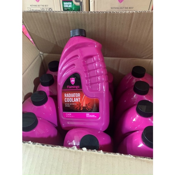 Nước làm mát động cơ đậm đặc Flamingo màu đỏ F340R 1 lít | Shopee Việt Nam