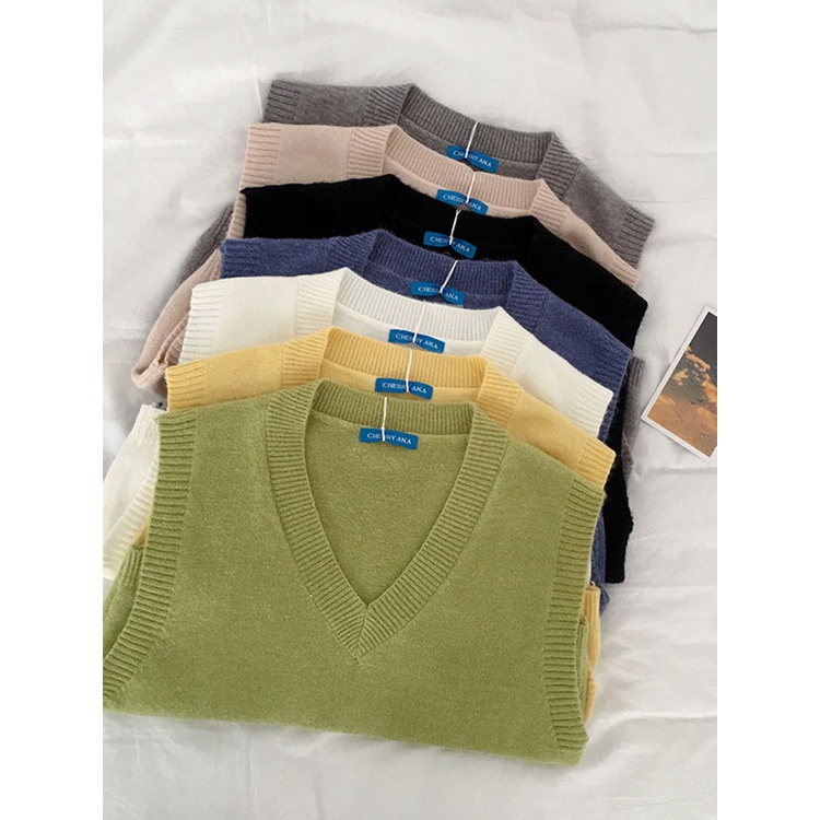 Áo Gile len nữ đơn giản | Shopee Việt Nam