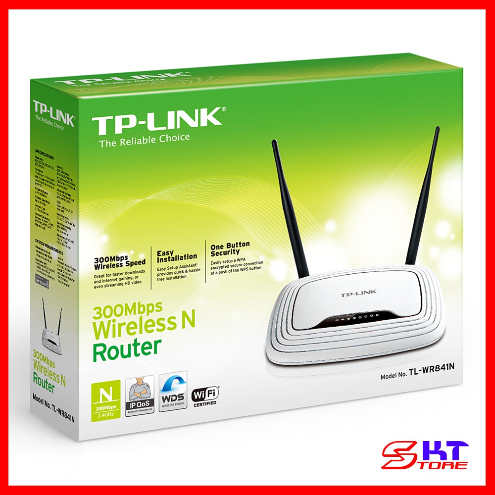 Bộ Phát Wifi MIMO 2T2R Tp-Link TL-WR841N Ver.11 (tiếng anh) Chuẩn N Tốc ...