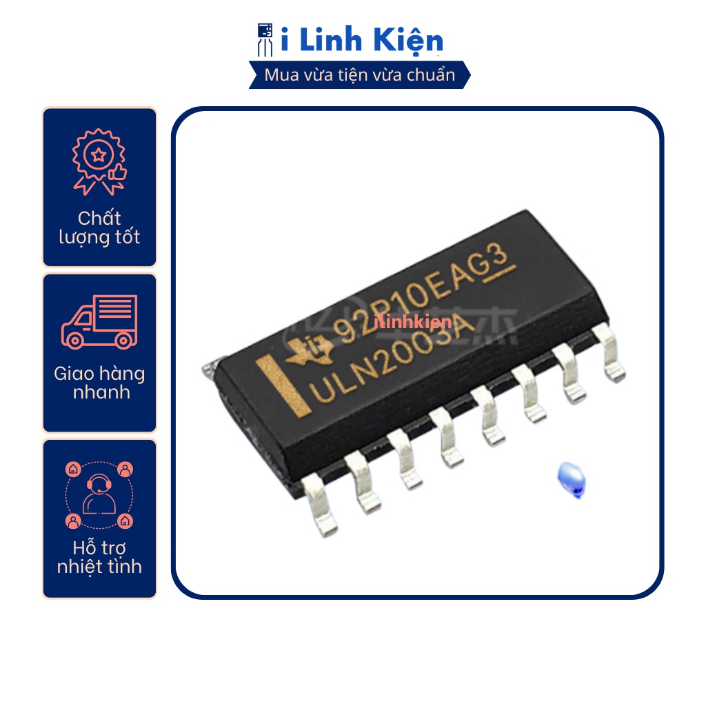 ULN2003-SMD chính hãng STMicroelectronics | Shopee Việt Nam