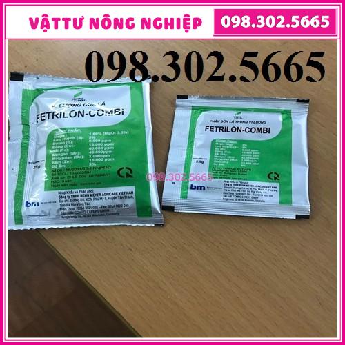 Phân bón lá vi lượng nhập khẩu Đức cao cấp FETRILON COMBI gói 2.5g ...