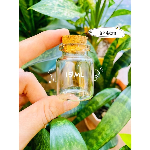 Lọ thuỷ tinh nút bần cao cấp dung tích lớn【10ml-15ml-20ml-25ml-30ml-40ml-50ml-60ml】 | Shopee ...