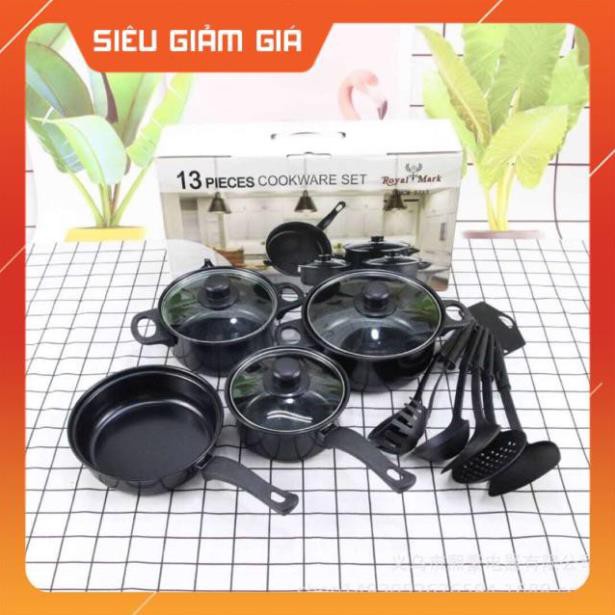 Bộ nồi Royal Mark - 13 chi tiết nhập khẩu thương hiệu đức | Shopee Việt Nam