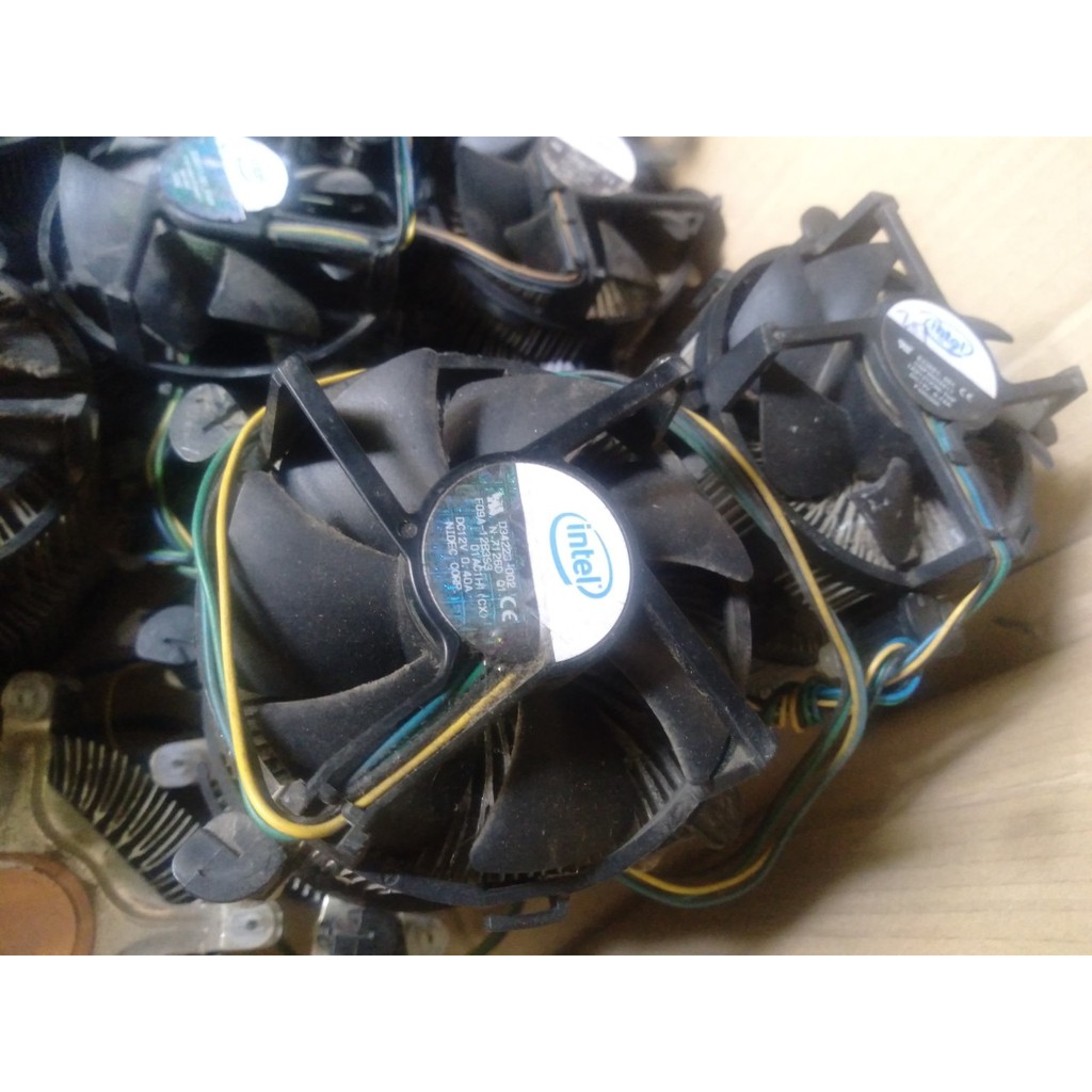 Quạt tản nhiệt CPU hiệu intel socket 775 tháo máy zin | Shopee Việt Nam