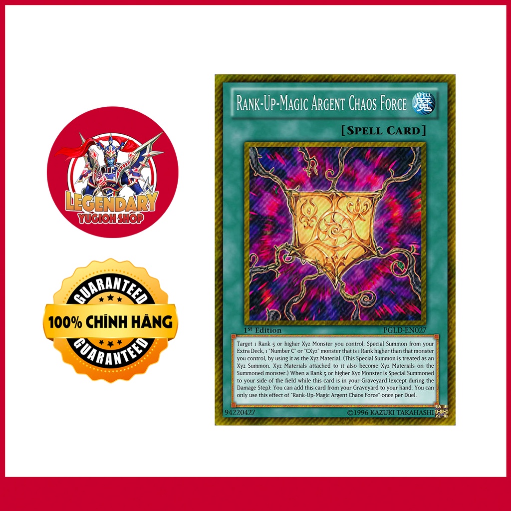 [Thẻ Bài Yugioh Chính Hãng] Rank-Up-Magic Argent Chaos Force | Shopee ...
