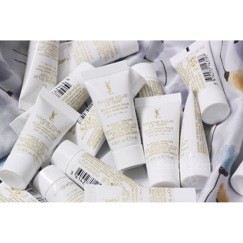 (SX 2020) Combo 2 lọ Kem nền YSL Touch Eclat Le Teint SPF22 size mini ...