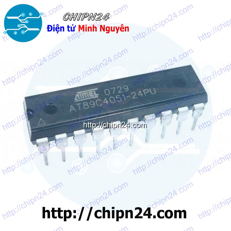 [1 CON] (DIP) IC AT89C4051 24PU DIP-20 (89C4051) | Shopee Việt Nam