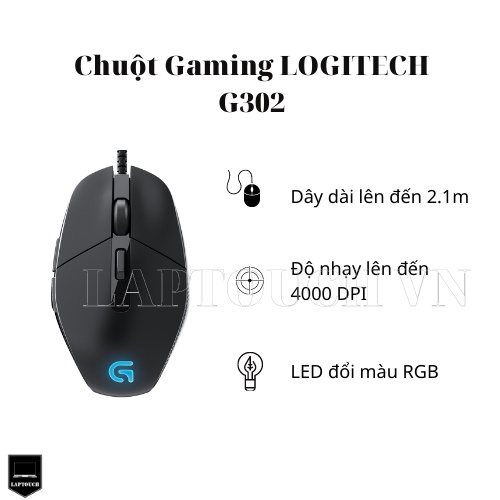 Chuột Gaming LOGITECH G302 | Shopee Việt Nam