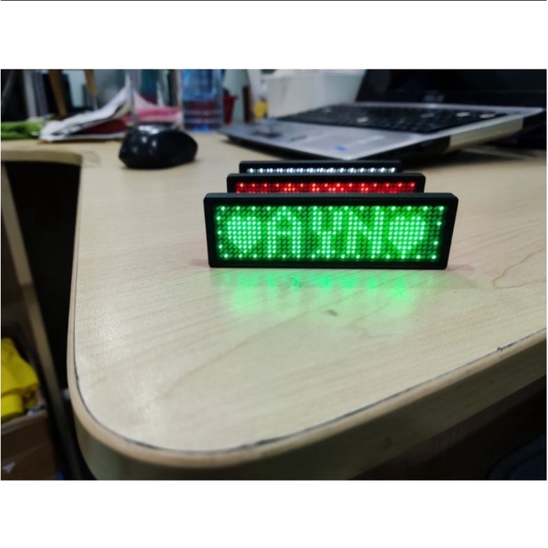 Bảng tên LED chạy chữ, thay đổi nội dung bằng điện thoại | Shopee Việt Nam