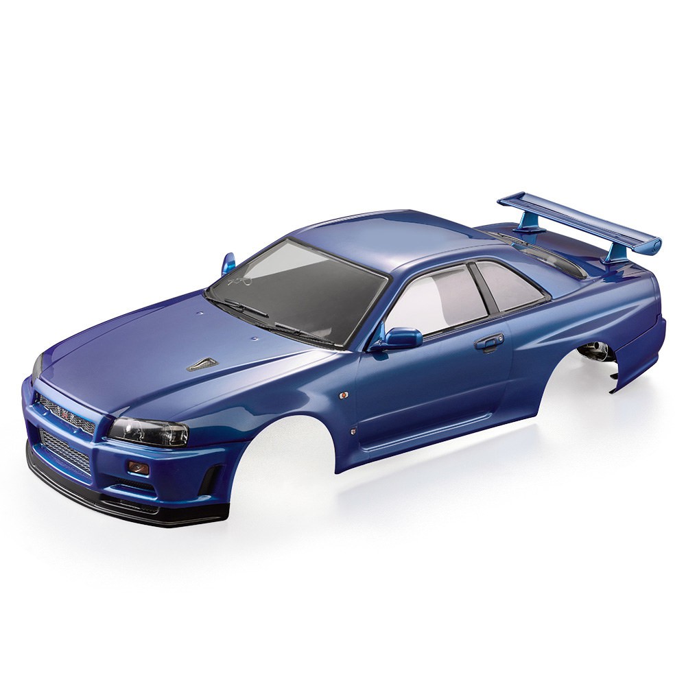 Body Clear ( Trong Suốt ) Nissan GTR R34 Rc Drift Car điều khiển từ xa ...