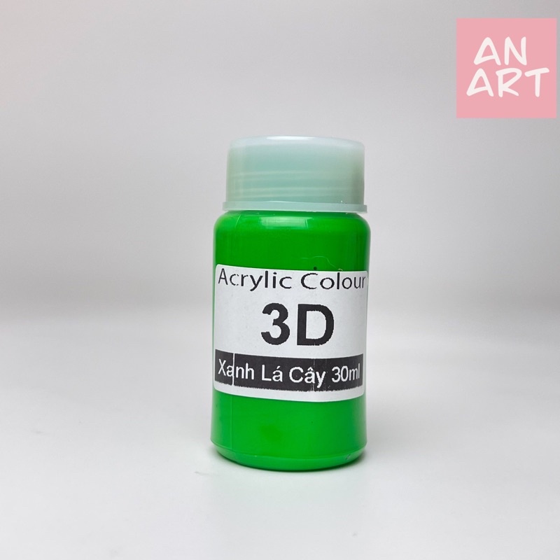 Màu Acrylic 3D , 5D 30ml Custom Giày, Vải, Túi, Vẽ Lên Tranh Giấy, Vải ...
