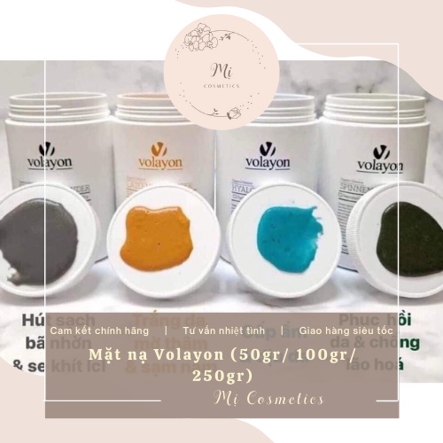 [Chính Hãng] 5 Loại Mặt Nạ Tảo Xoắn Volayon 50gr - 100gr - 250gr ...